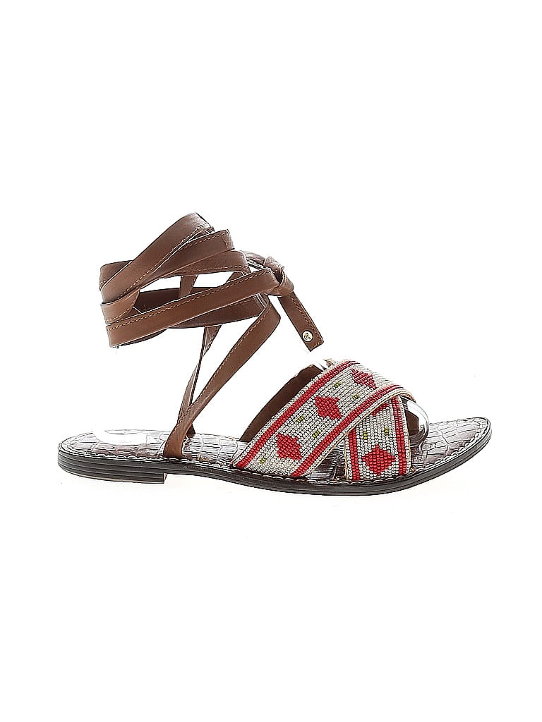 Sam Edelman Brown Red Sandals Size 6 1/2 - 65% off | ThredUp