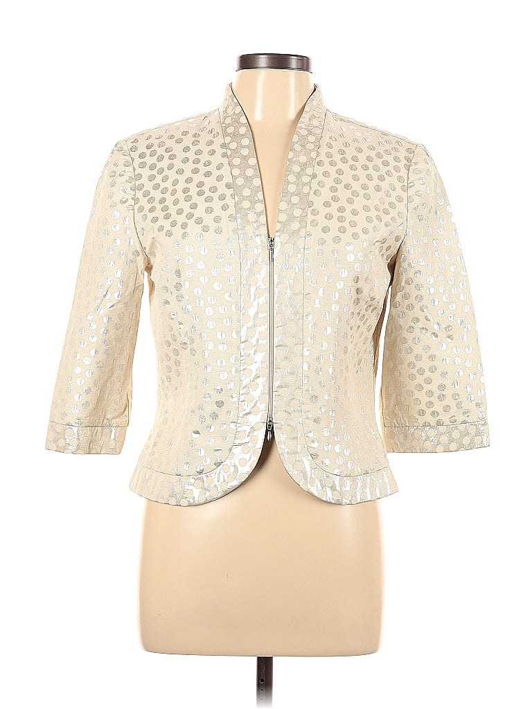 Joseph Ribkoff Metallic Gold Blazer Size 10 - 79% off | ThredUp