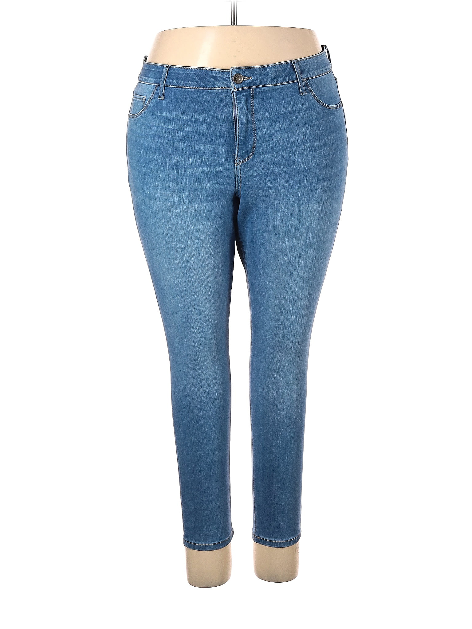 Ava & Viv Blue Jeans Size 20w (Plus) - 40% off | ThredUp