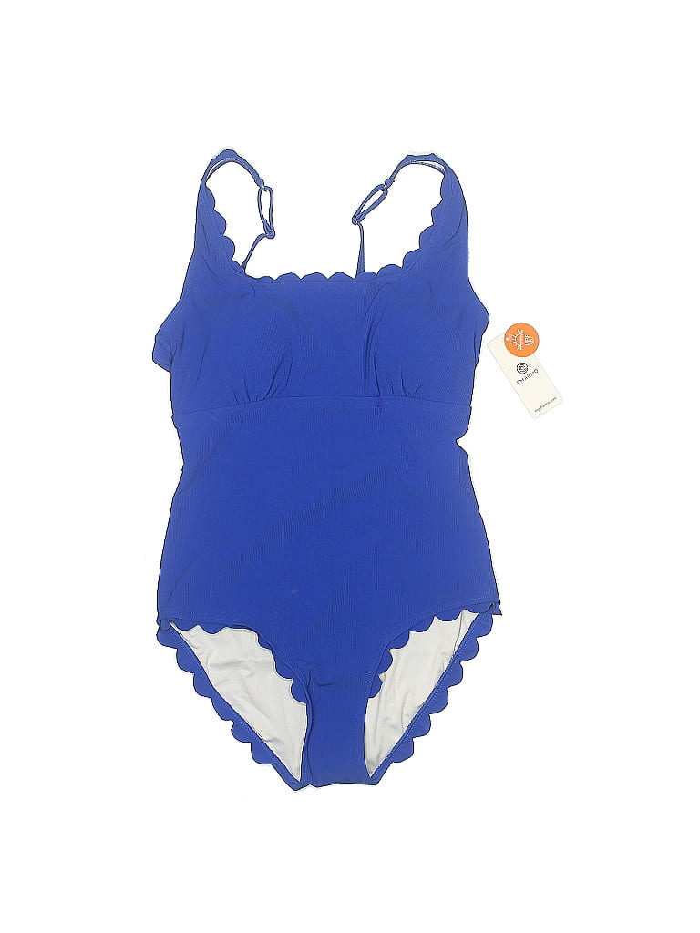Charmo Color Block Blue One Piece Swimsuit Size XL - 60% off | ThredUp