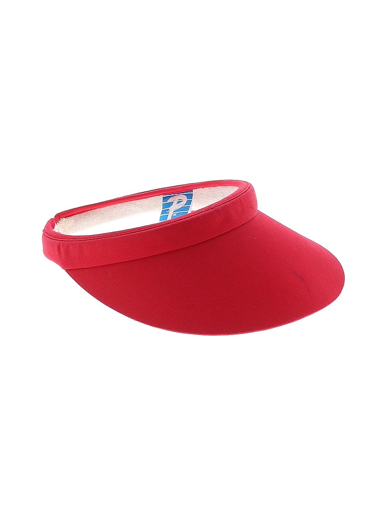Assorted Brands Red Visor One Size - 48% off | ThredUp