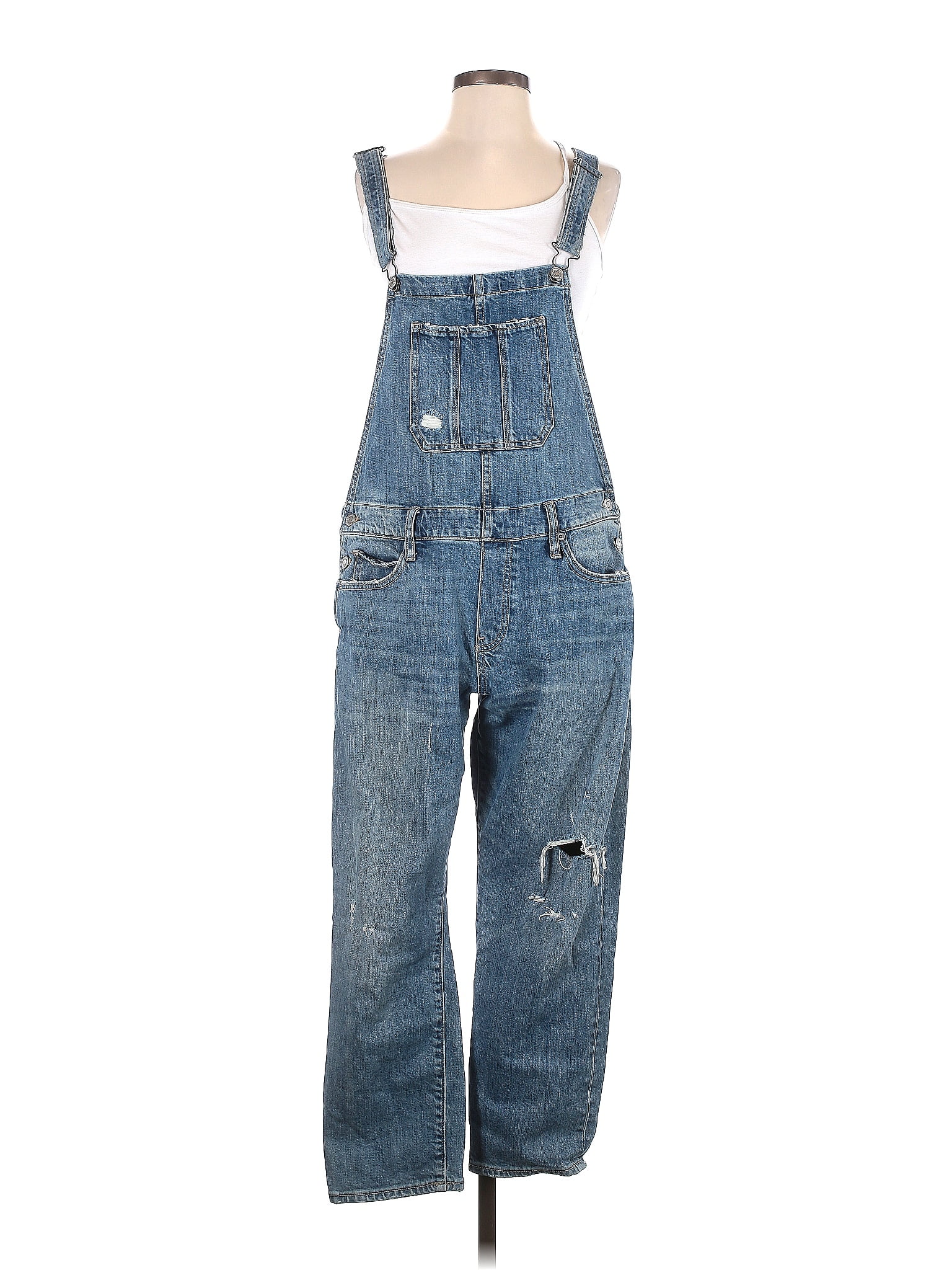 Lucky Brand Blue Overalls Size M - 62% off | ThredUp