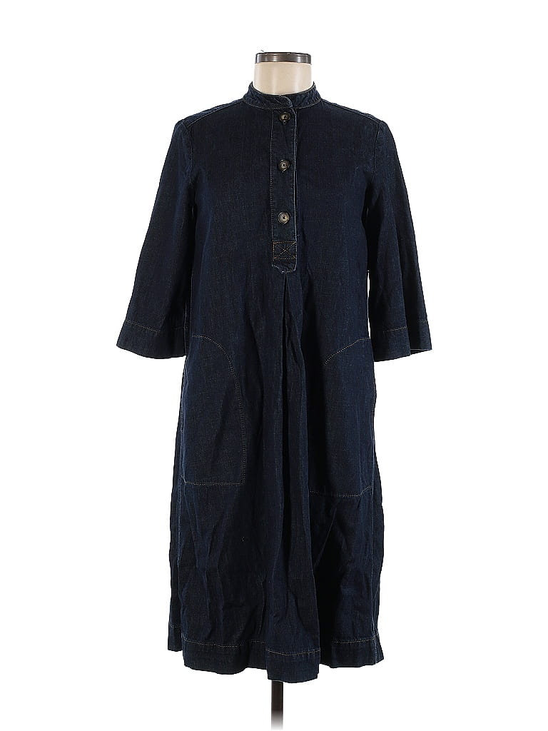 TOAST 100% Cotton Blue Casual Dress Size 6 - 68% off | ThredUp