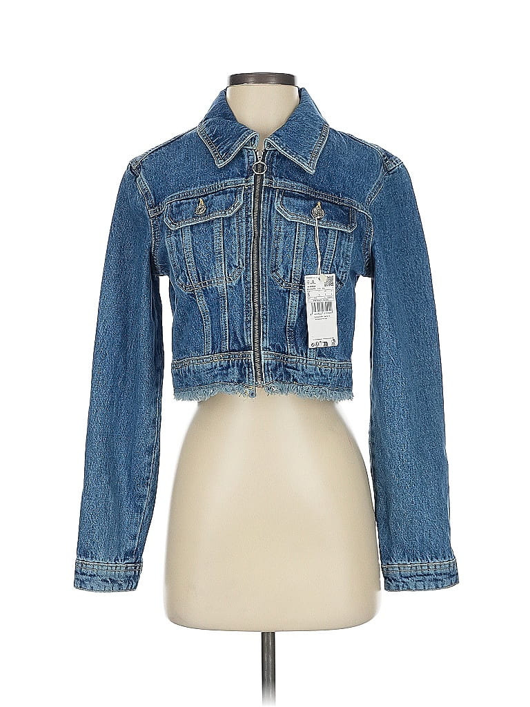 MNG Blue Denim Jacket Size S - 57% off | ThredUp