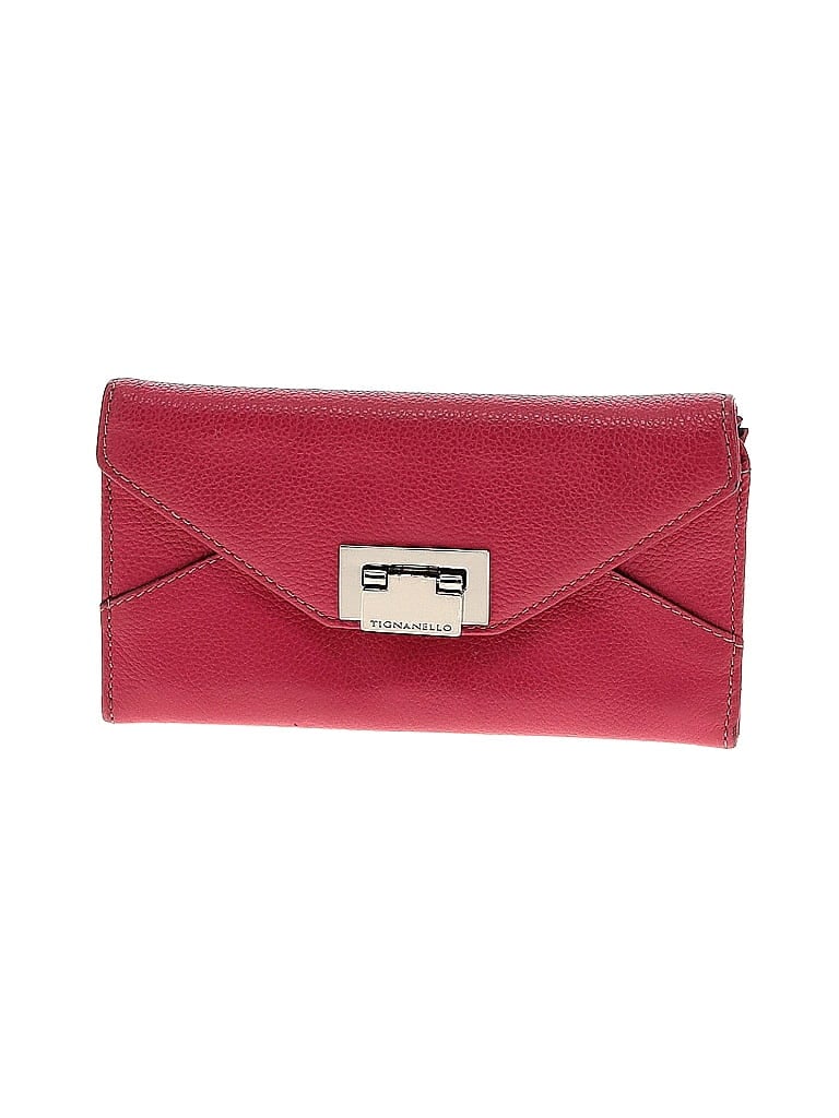Tignanello Red Pink Leather Wallet One Size - 67% off | ThredUp