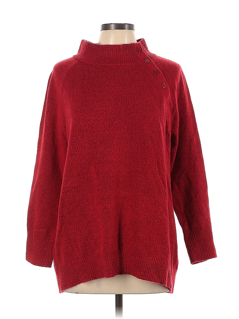 Talbots Red Turtleneck Sweater Size L - 75% off | ThredUp