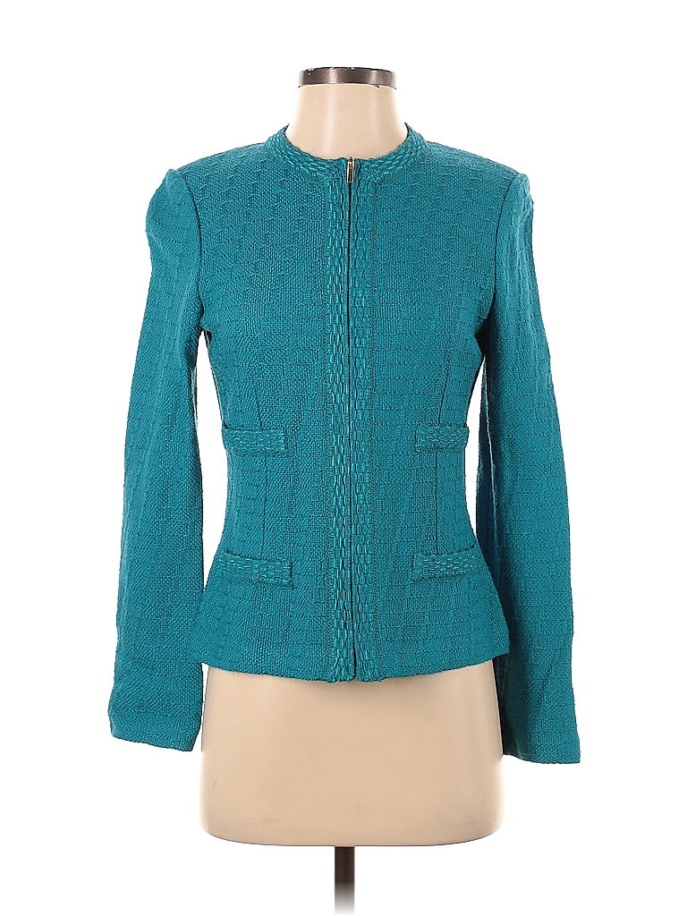 St. John Teal Jacket Size 4 - 85% off | ThredUp
