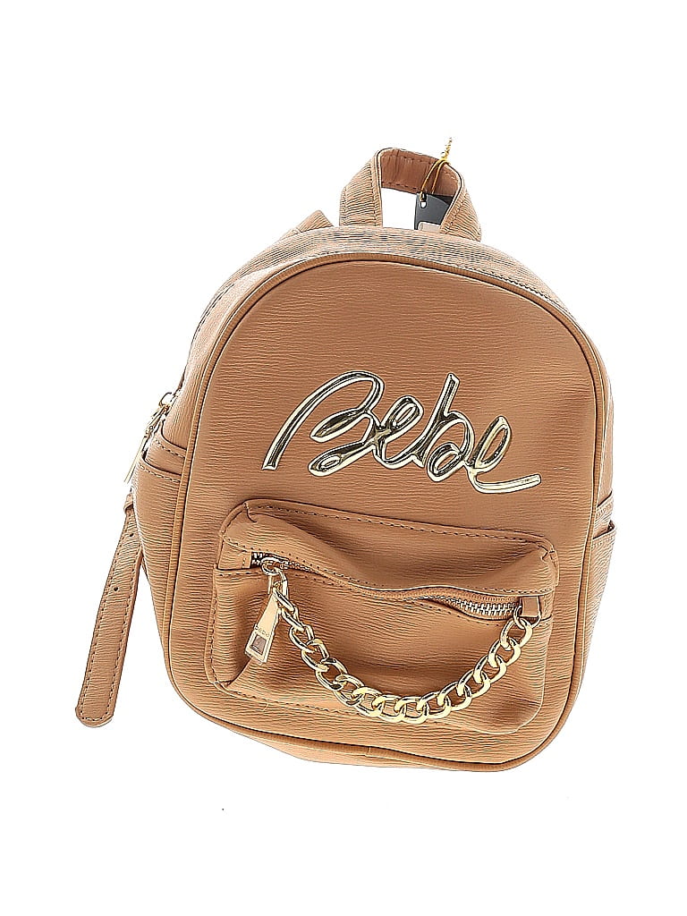 Bebe Gold Tan Backpack One Size - 60% off | ThredUp
