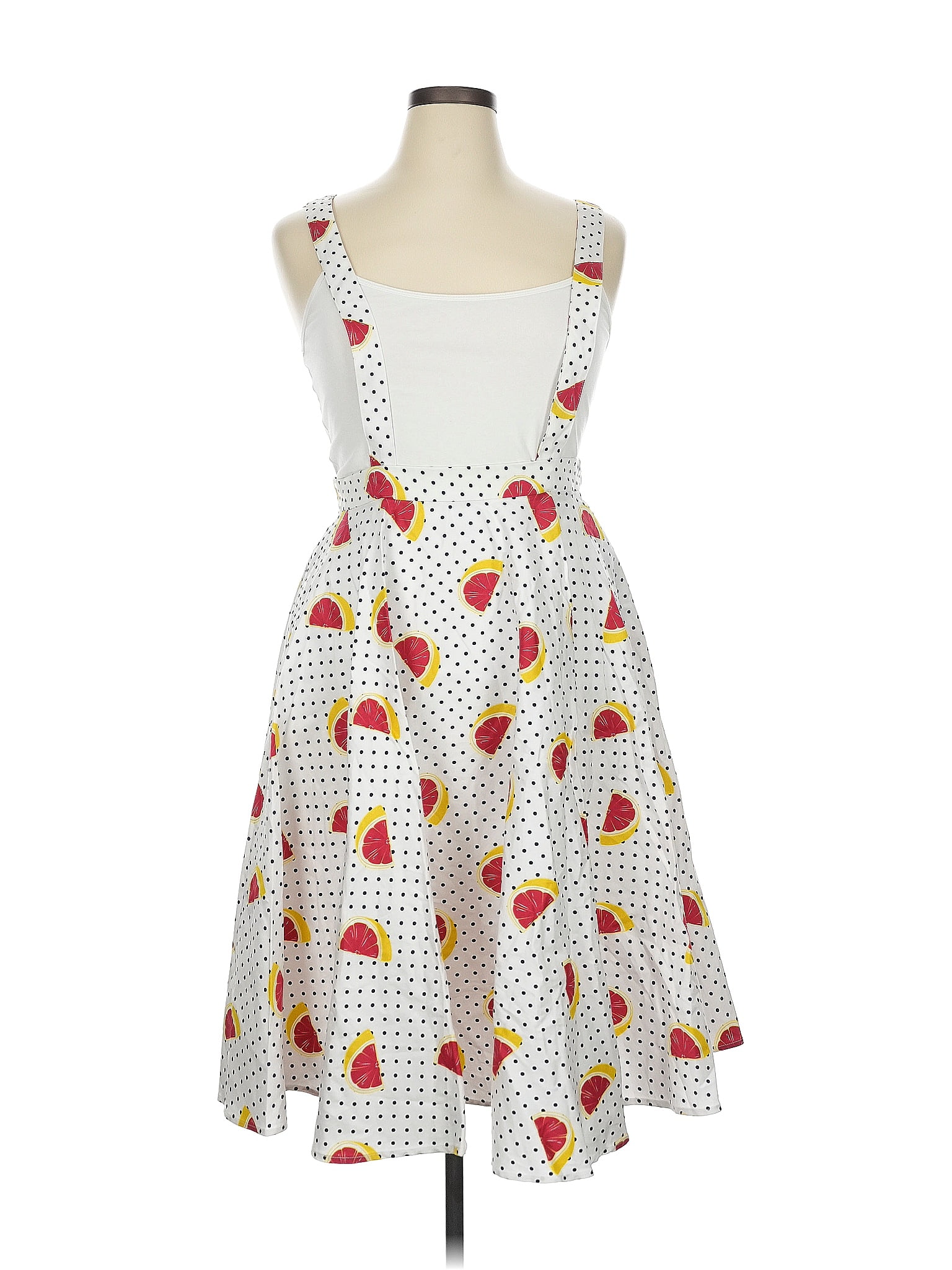 Collectif X Modcloth Hearts White Casual Dress Size XL - 70% off | ThredUp