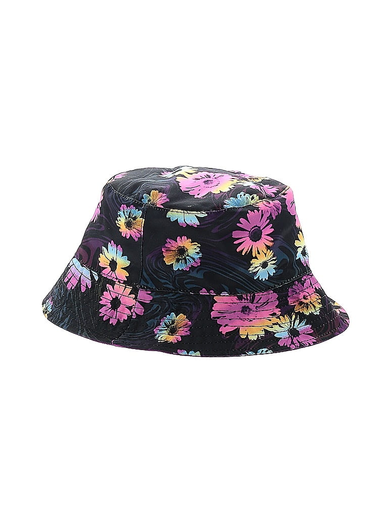 Justice Floral Black Pink Bucket Hat One Size (Youth) - 45% off | ThredUp