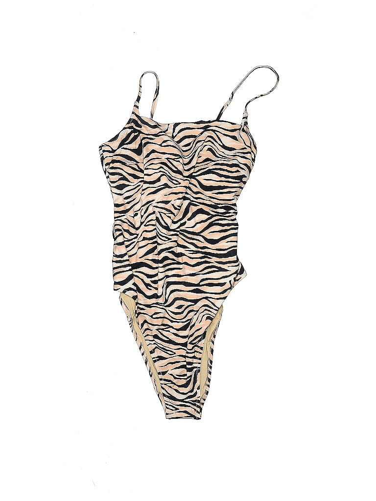 Shade & Shore Animal Print Tan One Piece Swimsuit Size XL - 50% off ...