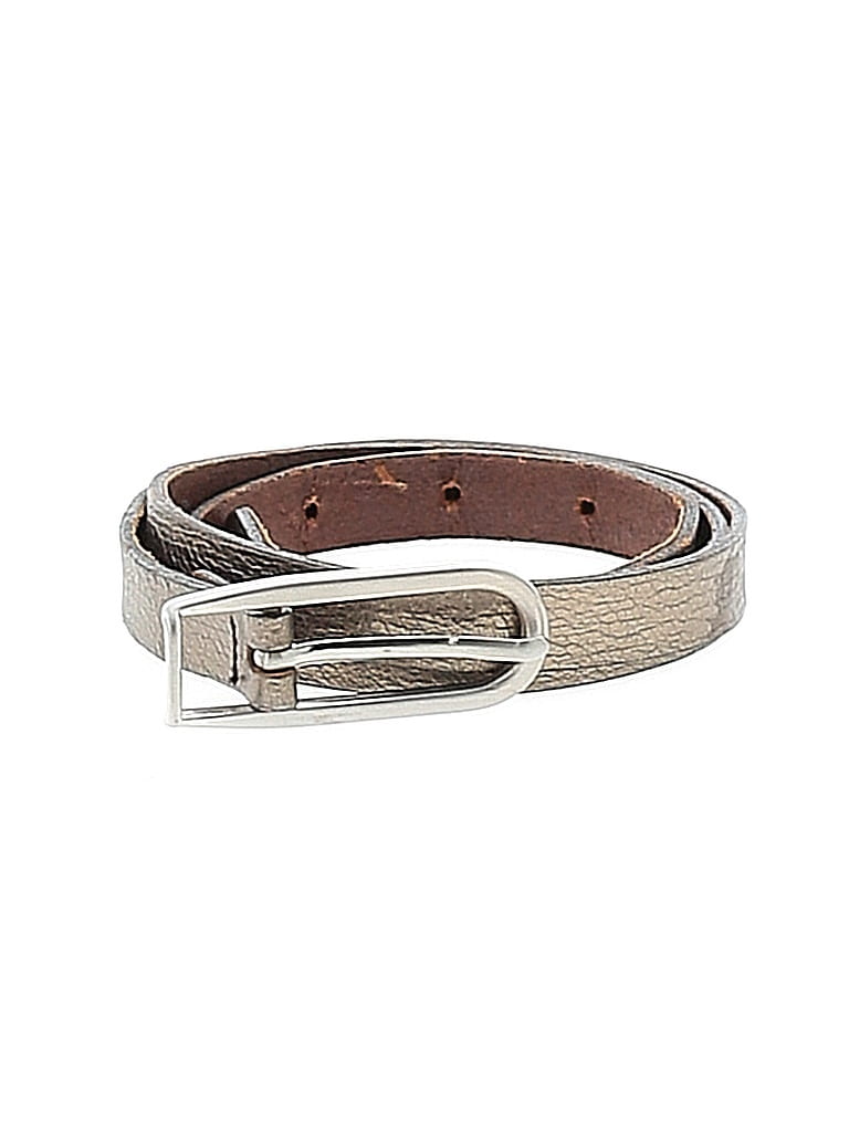 Express Silver Gold Leather Belt Size S - 65% off | ThredUp