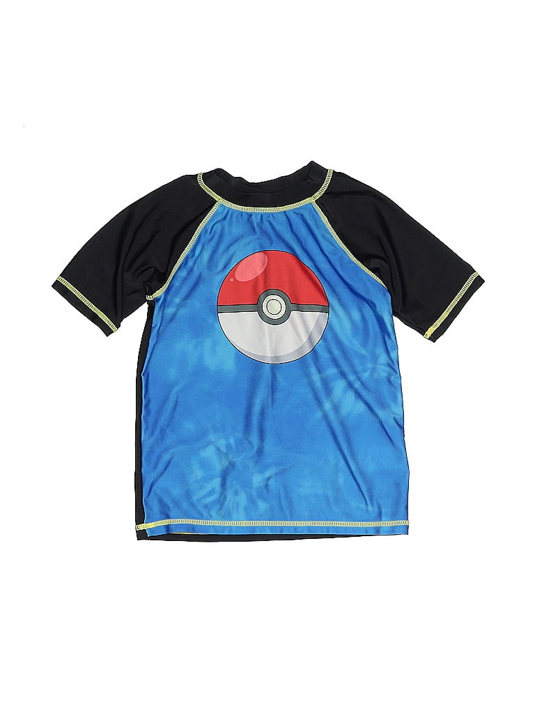 Pokemon Blue Rash Guard Size 4 - 14% off | ThredUp