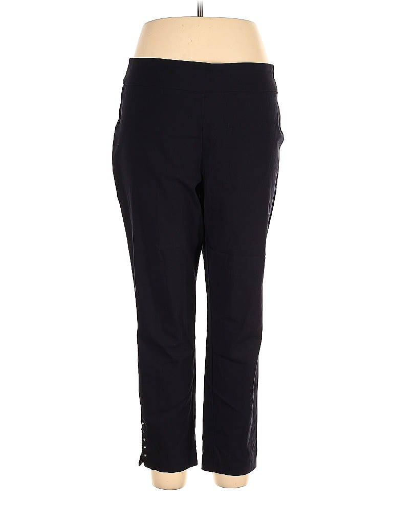 Roz & Ali Solid Black Active Pants Size 16 - 62% off | ThredUp