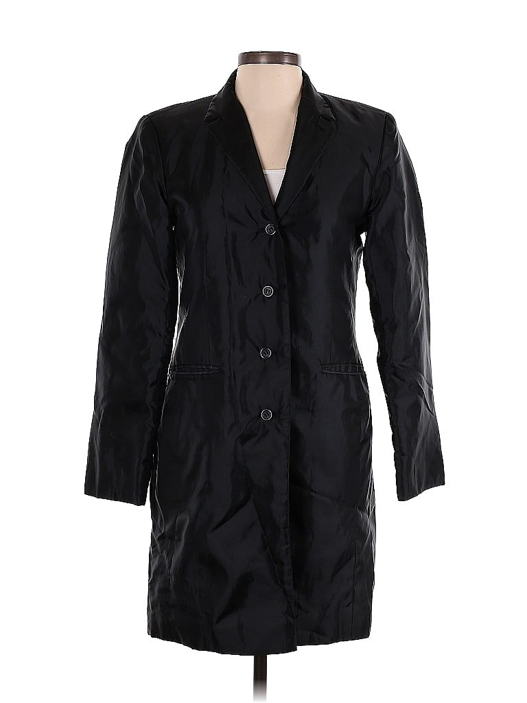 Hennes Collection 100% Polyester Black Trenchcoat Size 6 - 65% off ...