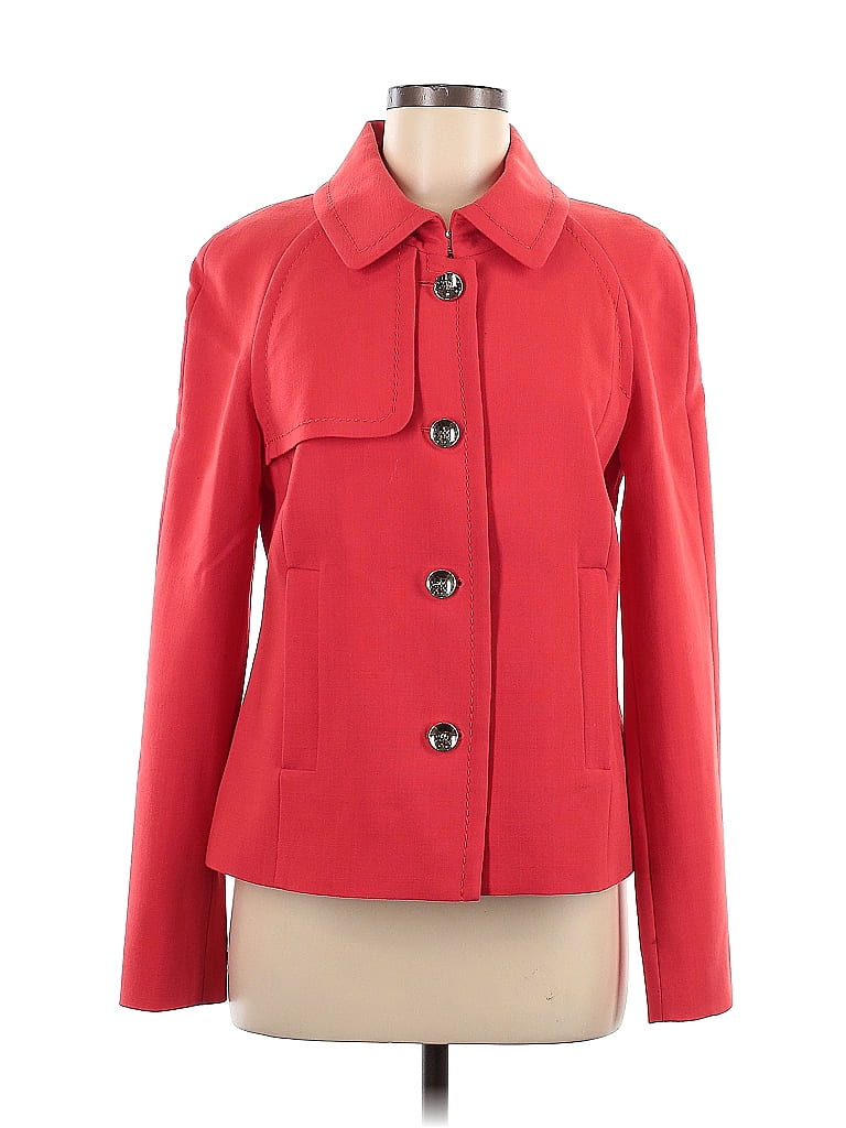 Escada 100% Virgin Wool Red Jacket Size EU 40 / US 10 - 87% off | ThredUp