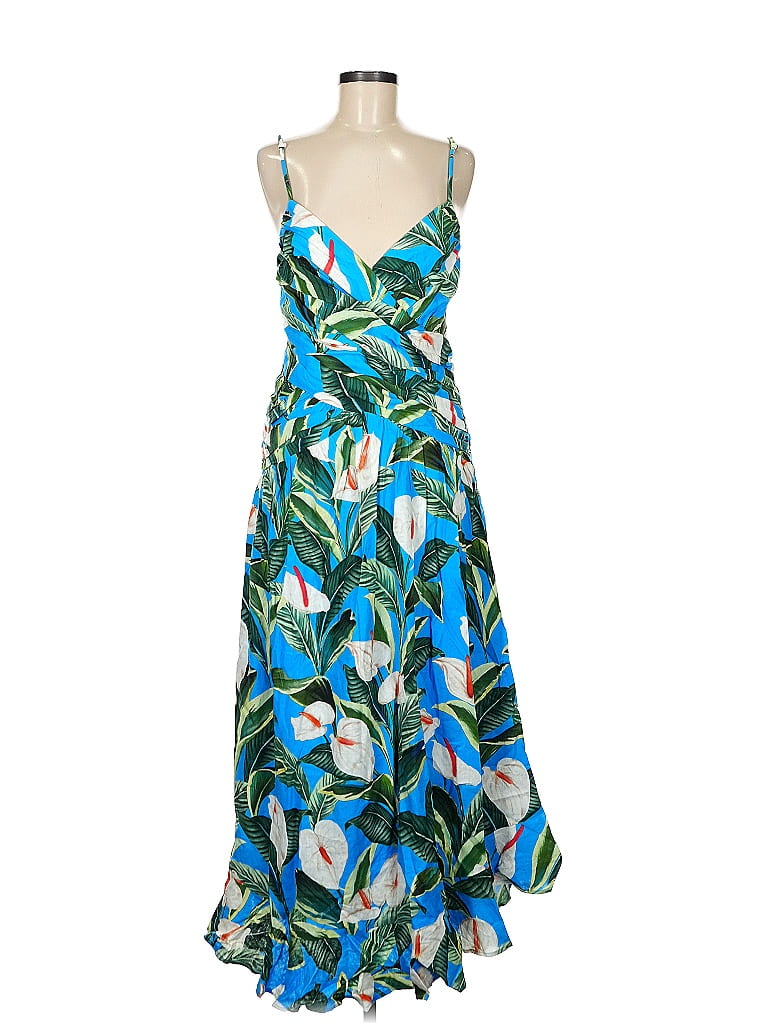 FARM Rio Tropical Blue Cocktail Dress Size M - 50% off | ThredUp