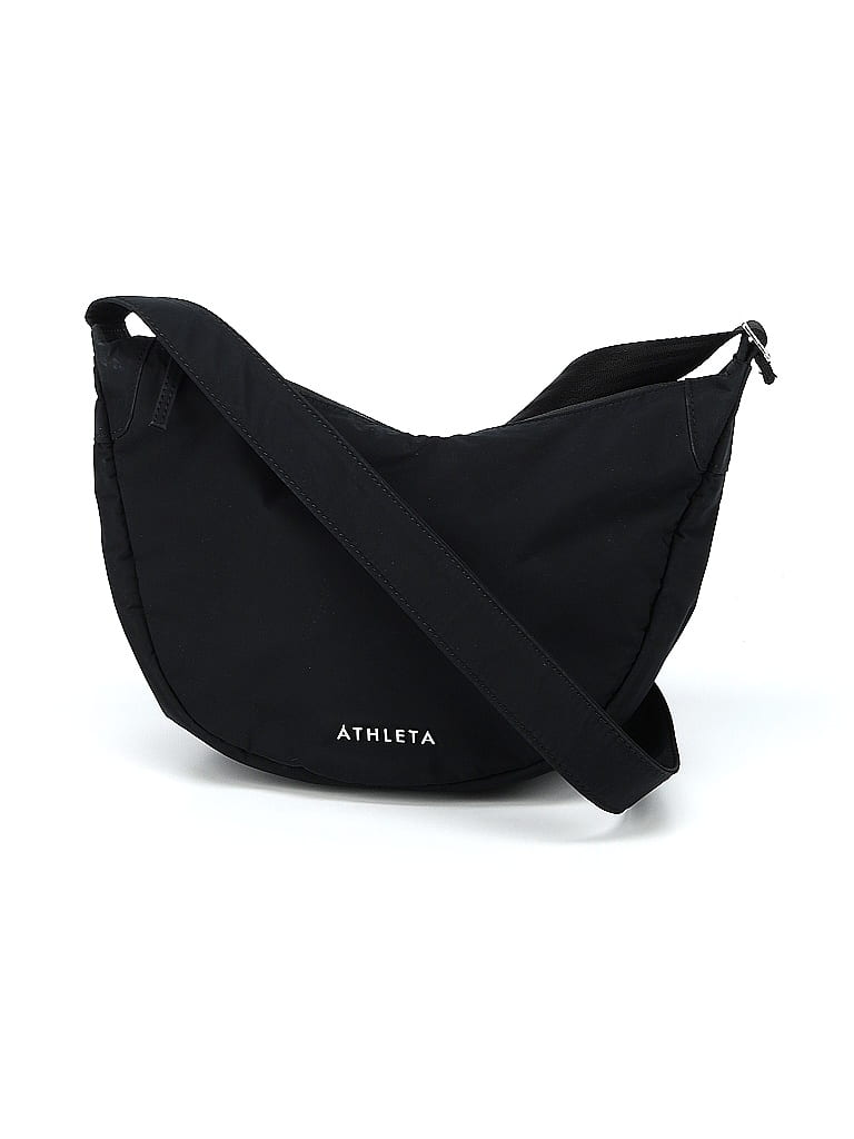 Athleta Solid Black Crossbody Bag One Size - 57% off | ThredUp