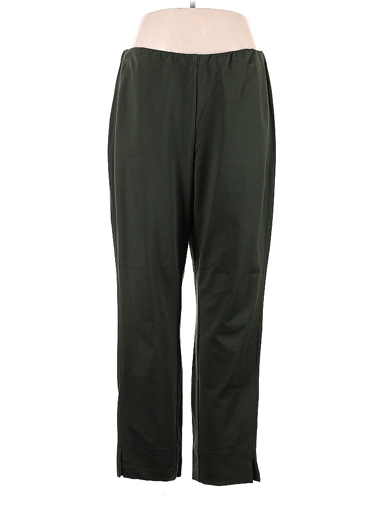 J.Jill Solid Green Track Pants Size XL - 57% off | ThredUp