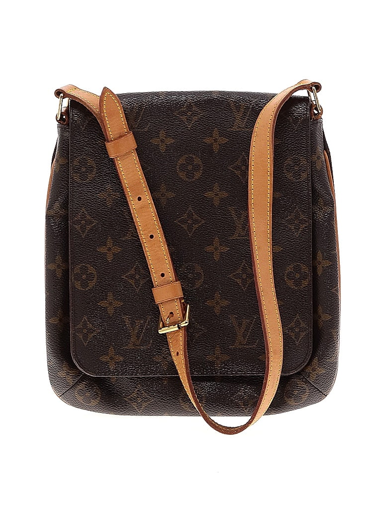 Louis Vuitton 100% Coated Canvas Brown Monogram Canvas Musette Salsa Crossbody Bag One Size - 41 ...