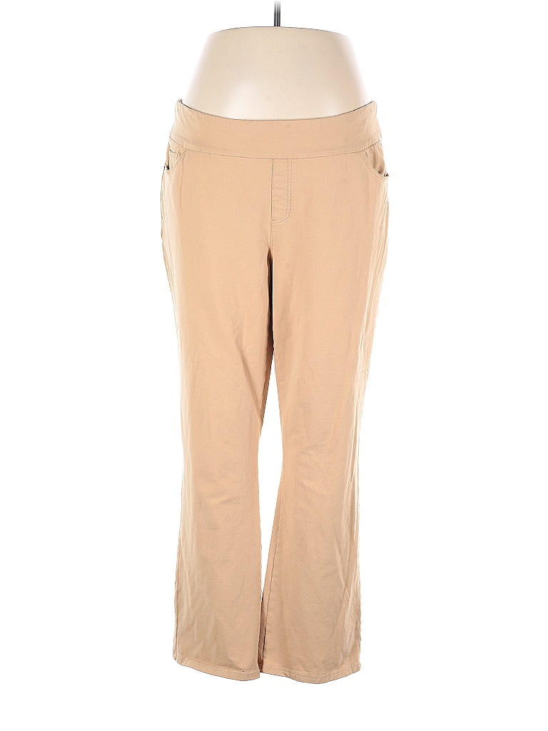 D&Co. Tan Active Pants Size 20W (Plus) - 42% off | ThredUp