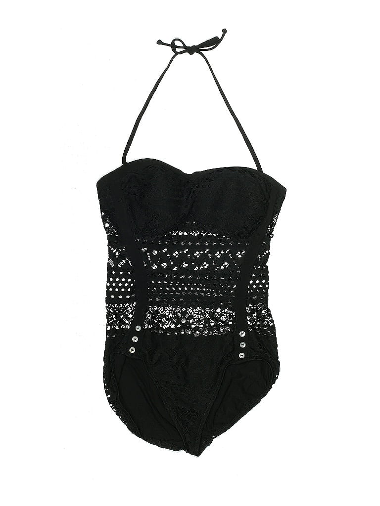 Robin Piccone Tweed Black One Piece Swimsuit Size 4 - 75% off | ThredUp