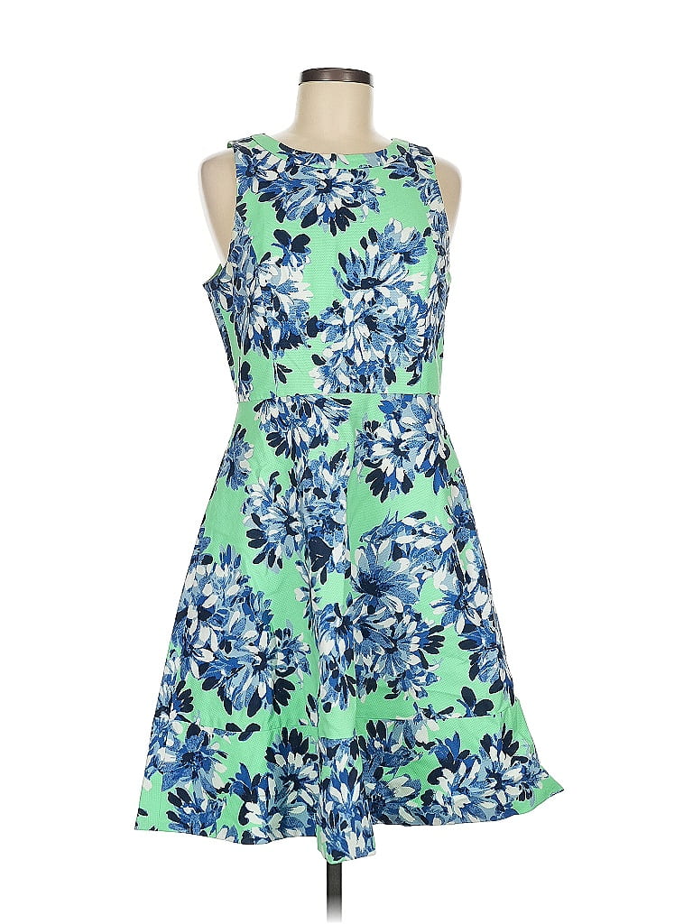 J.Crew Print Blue Cocktail Dress Size 6 - 74% off | ThredUp