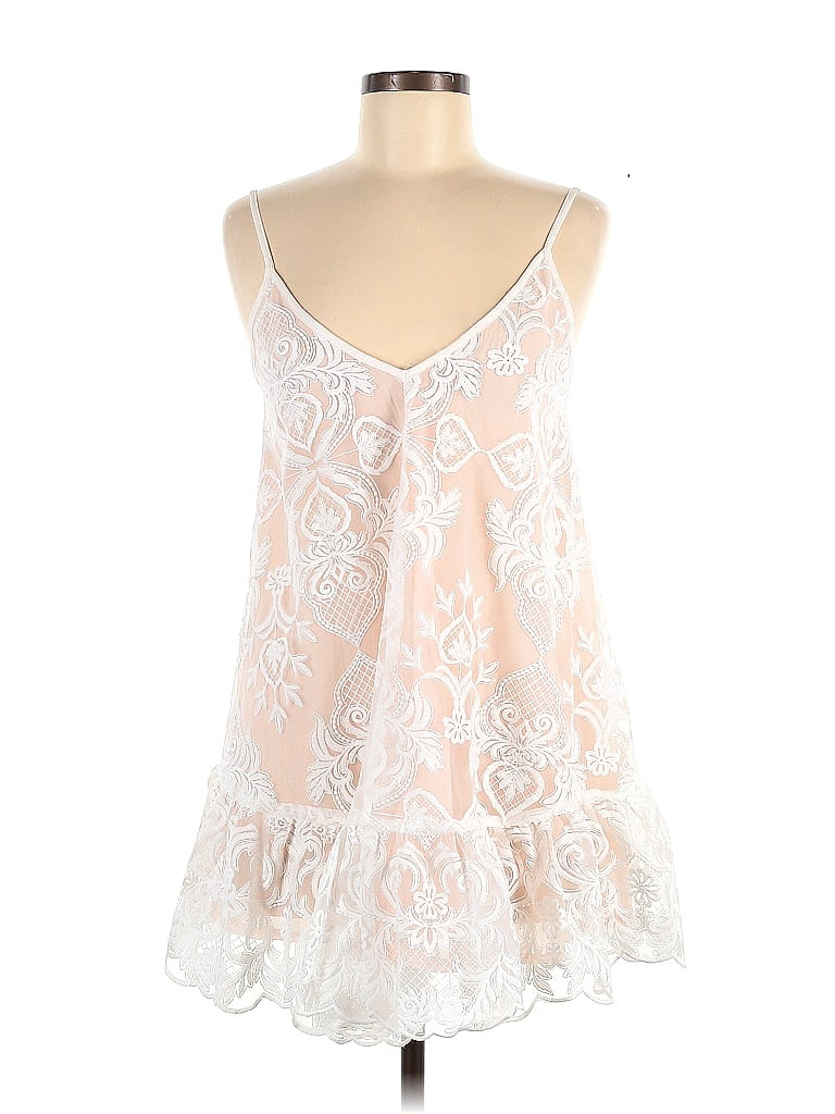 showpo 100% Polyester White Cocktail Dress Size 8 - 51% off | ThredUp