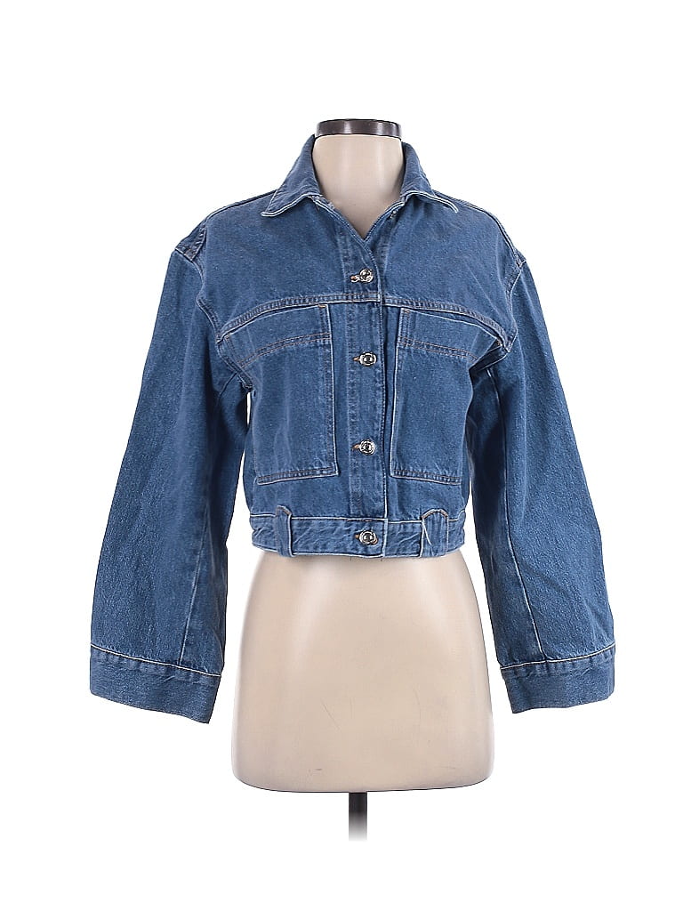 MNG Blue Denim Jacket Size XXS - 50% off | ThredUp