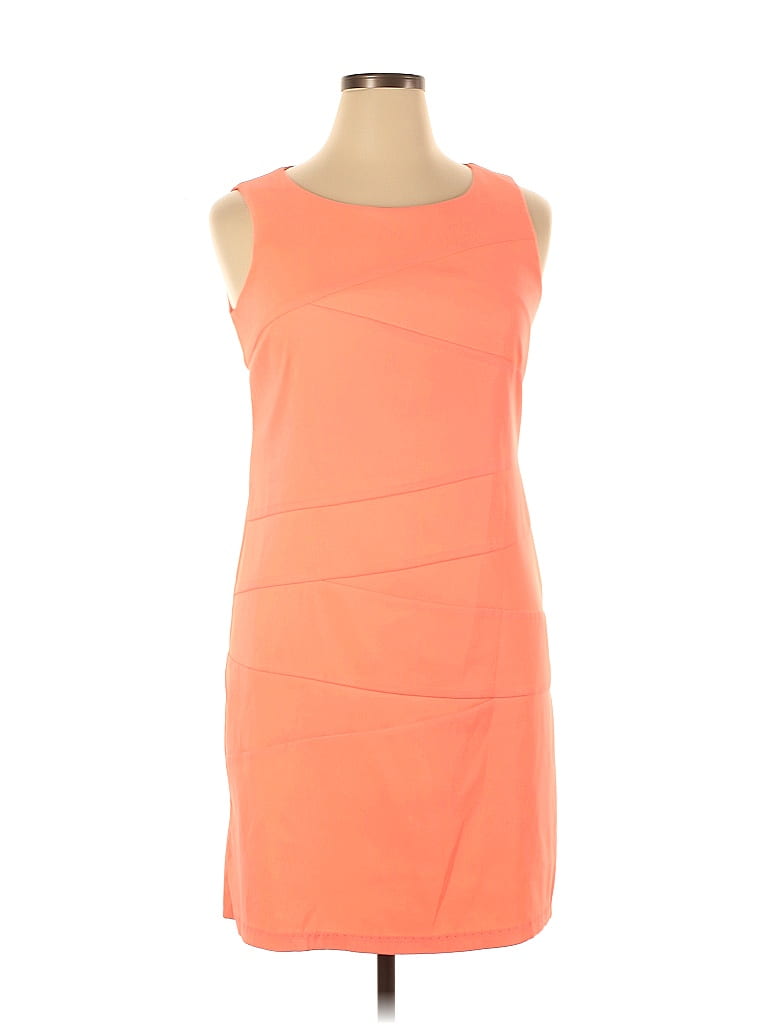 AB Studio Orange Cocktail Dress Size 14 - 34% off | ThredUp