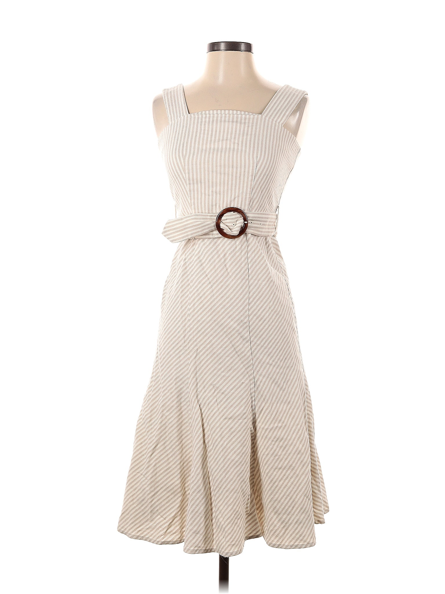 Ann Taylor Ivory Casual Dress Size 00 (Petite) - 78% off | ThredUp