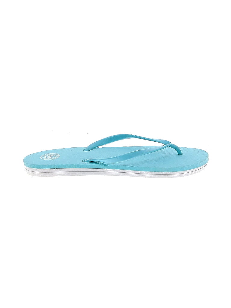 SO Teal Blue Flip Flops Size 11 - 31% off | ThredUp