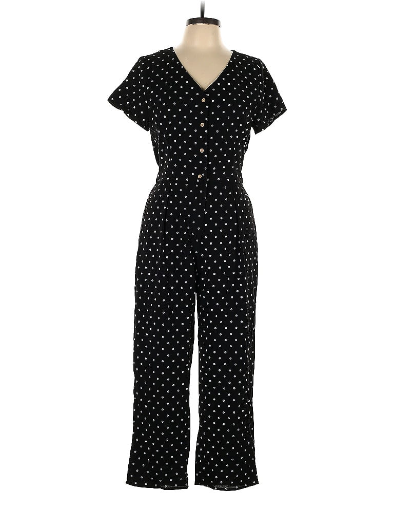Polagram Polka Dots Black Jumpsuit Size L - 39% off | ThredUp