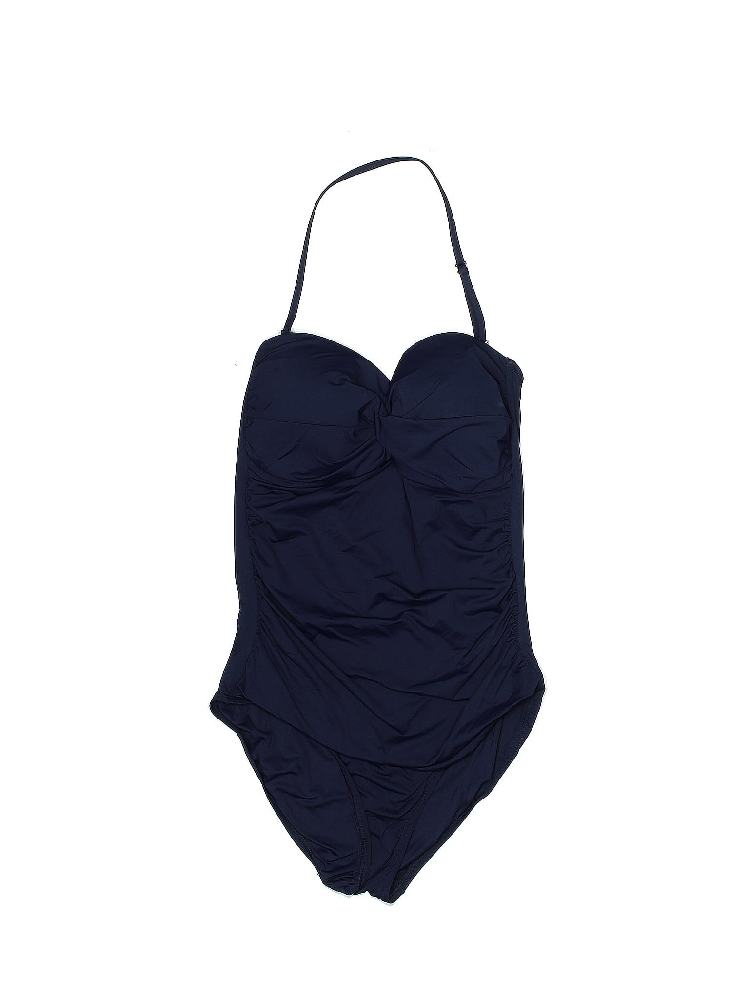 Anne Cole Signature Solid Blue One Piece Swimsuit Size 12 - 64% off ...
