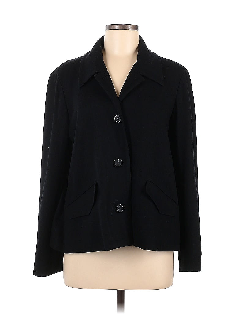 Kal Rieman 100% Wool Black Wool Blazer Size M - 81% off | ThredUp
