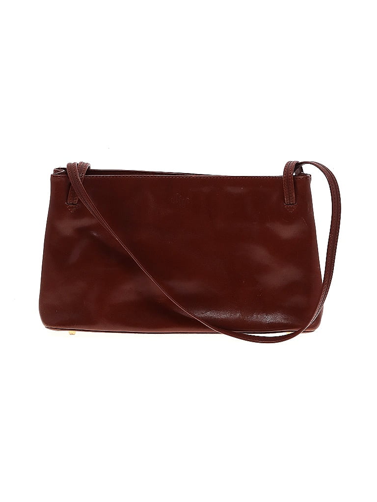 Club Monaco Solid Burgundy Tan Shoulder Bag One Size - 71% off | ThredUp