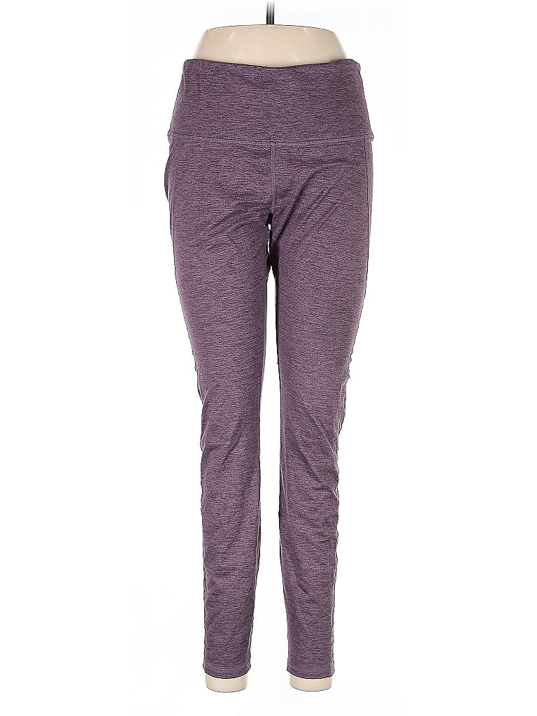 GAIAM Purple Active Pants Size L - 52% off | ThredUp