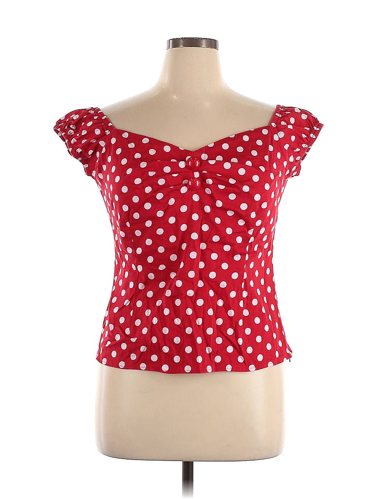 Collectif Polka Dots Red Tube Top Size 3X (Plus) - 48% off | ThredUp