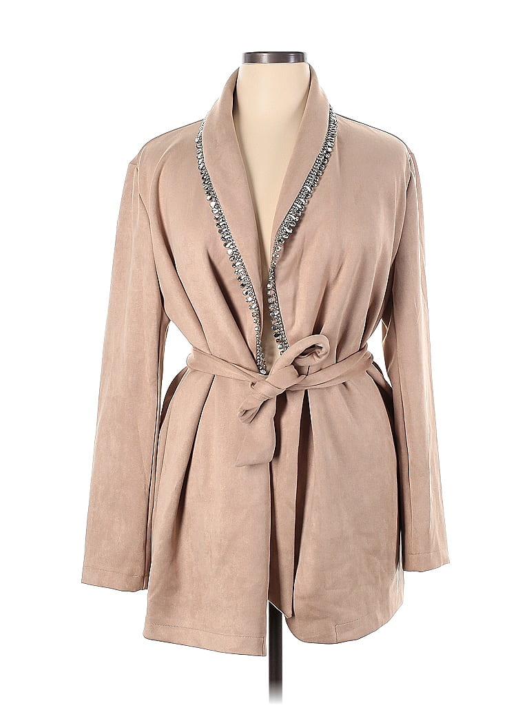 Alice Blue Tan Coat Size XL - 68% off | ThredUp