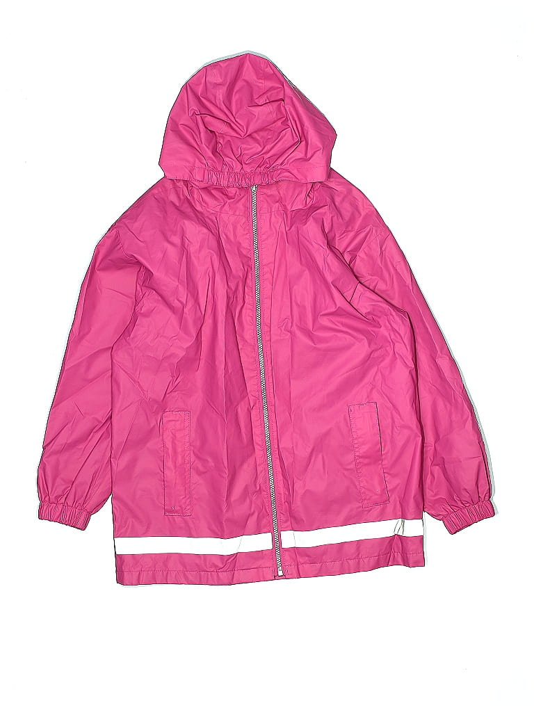 Charles 100% Polyurethane Solid Pink Raincoat Size 10 - 12 - 58% off ...