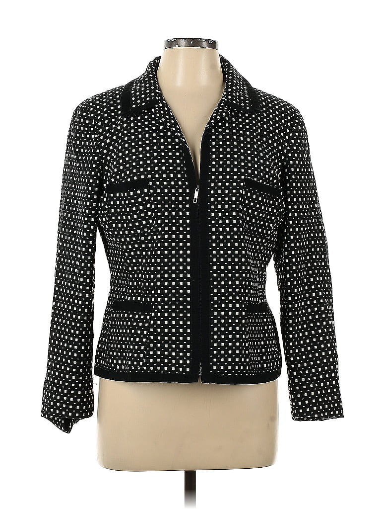 Louben Polka Dots Black Jacket Size 12 - 81% off | ThredUp