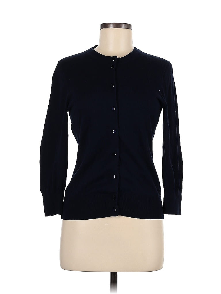 J.Crew Factory Store 100% Cotton Blue Cardigan Size M - 67% off | ThredUp