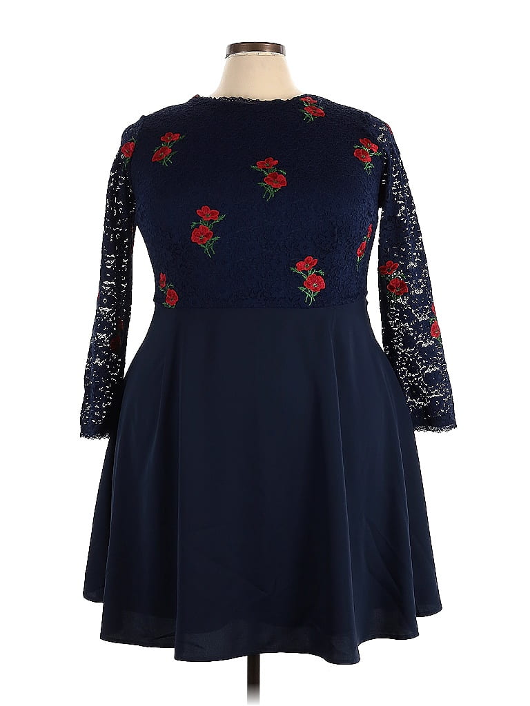 ModCloth Blue Cocktail Dress Size 22 (Plus) - 60% off | ThredUp