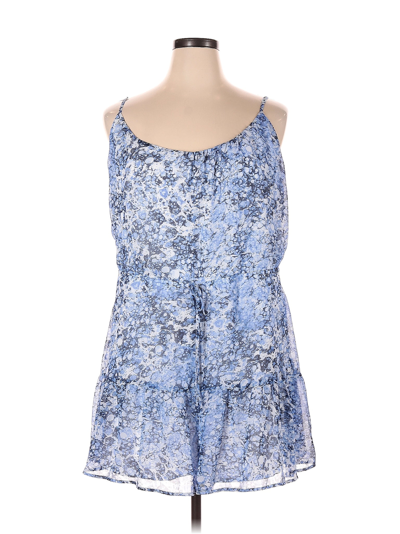 Express Paisley Blue Romper Size XL - 66% off | ThredUp
