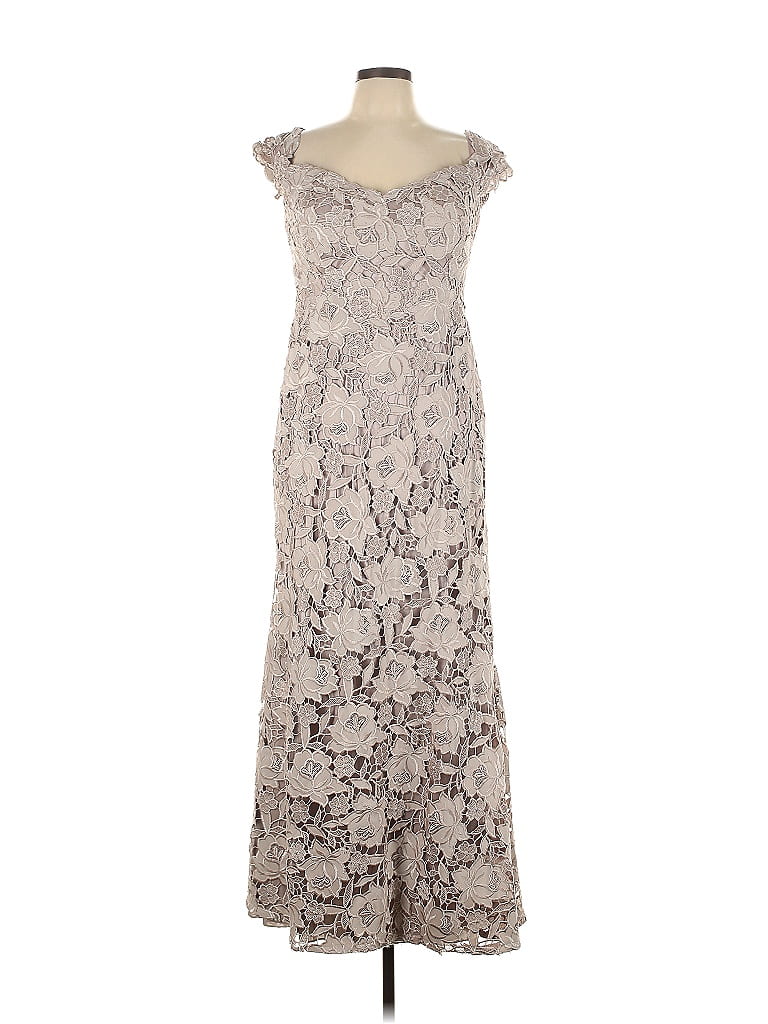 Ivonne D exclusively for Mon Cheri Gray Cocktail Dress Size 14 - 84% off | ThredUp