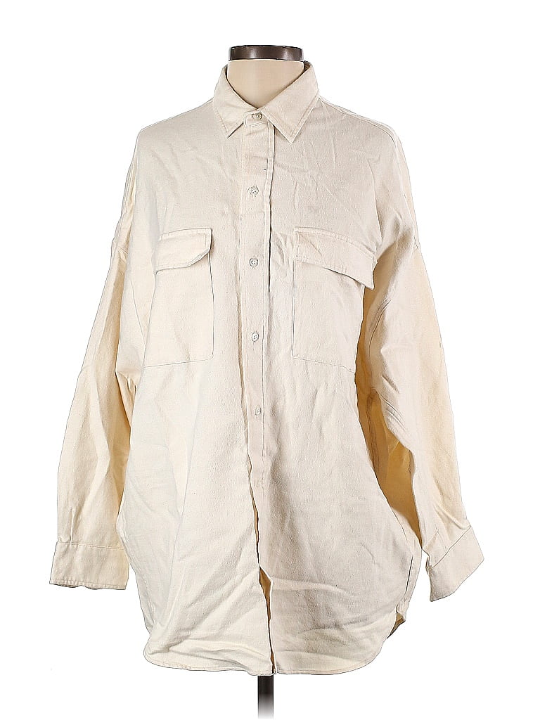 Frank & Eileen 100% Cotton Ivory Long Sleeve Button-Down Shirt Size XS - 75% off | ThredUp