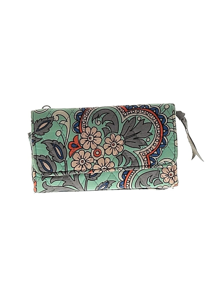 Vera Bradley 100% Cotton Paisley Green Wallet One Size - 54% off | ThredUp