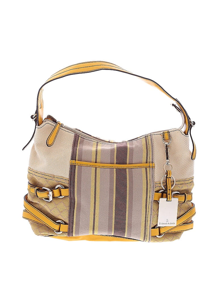 Etienne Aigner Stripes Yellow Shoulder Bag One Size - 78% off | ThredUp