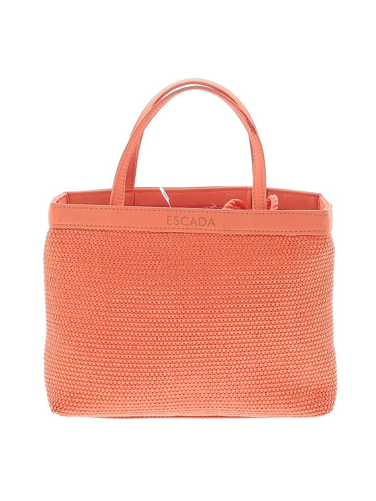 Escada Solid Orange Tote One Size - 19% off | ThredUp