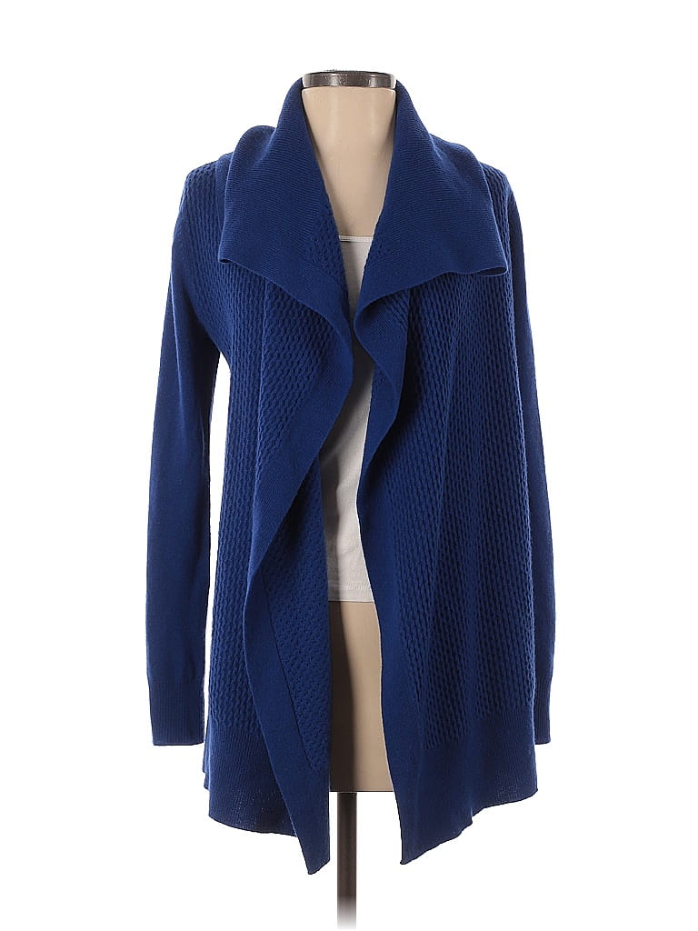 Theory 100% Cashmere Blue Cashmere Cardigan Size P - 80% off | ThredUp